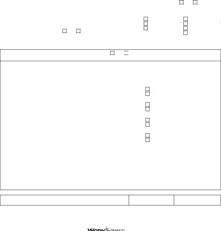 Washington Employment Application Form ᐈ Simple PDF Template